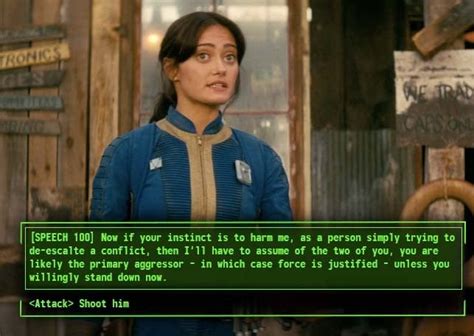 She Failed The Speech Check Rfalloutmemes