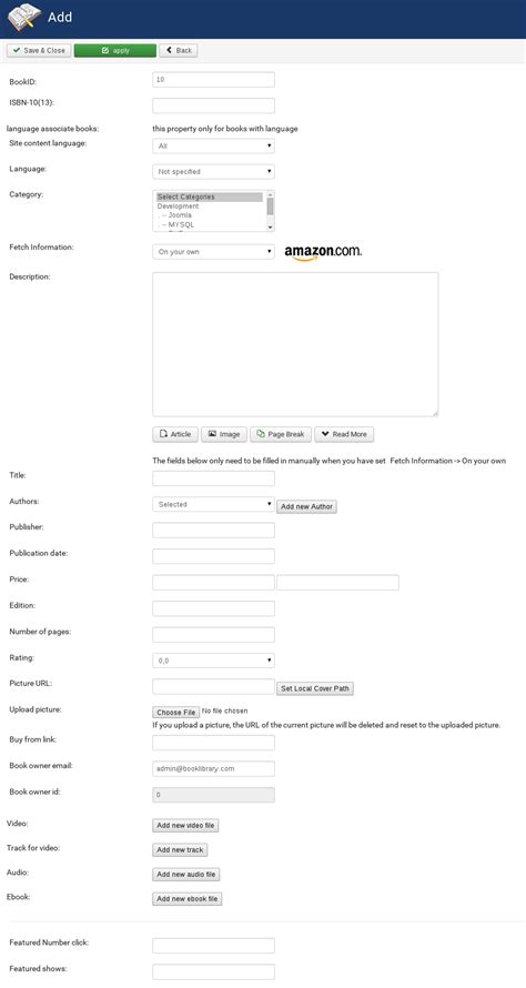 Entering Books Through ISBN In Book Library EBook Management Software