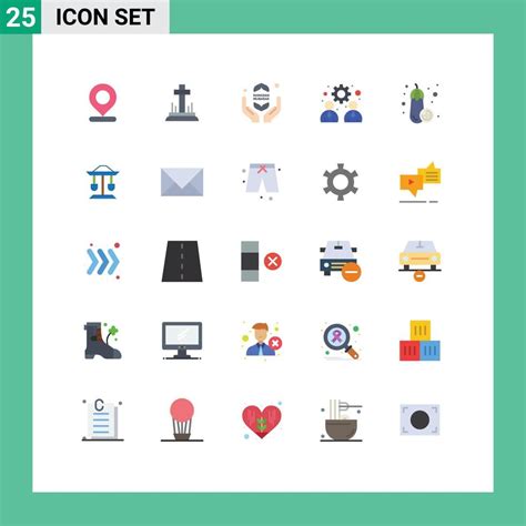 25 Flat Color Concept For Websites Mobile And Apps Food Work Pray Team Business Editable Vector