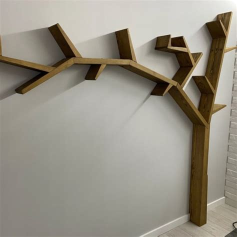 Wall Tree Bookshelf Etsy