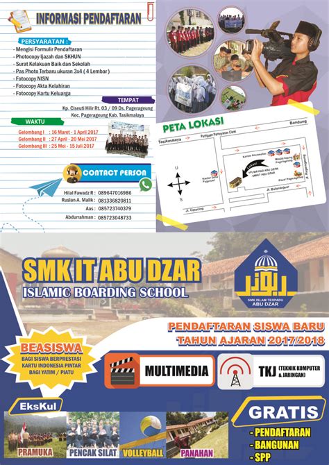 Desain Brosur Ppdb Cdr Gratis