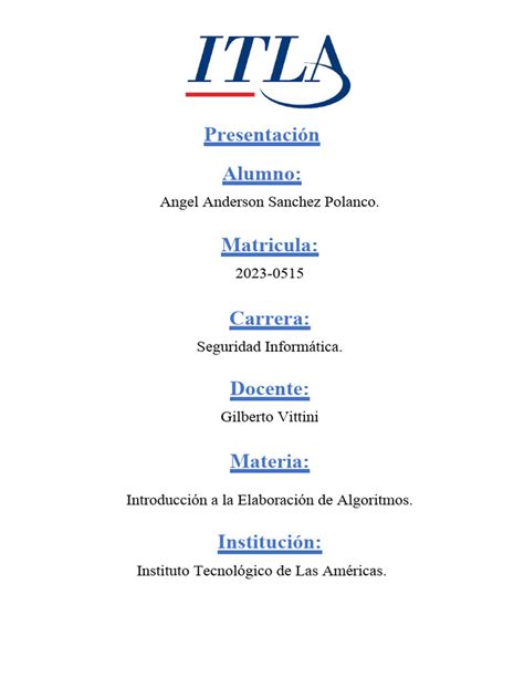 2 Practica Sobre Algoritmos Computacionales 2da Parte Pdf