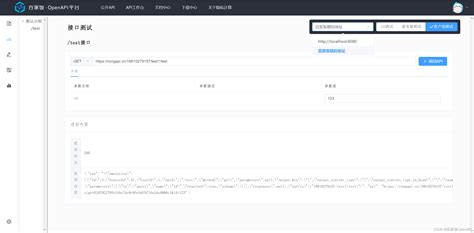 百家饭openapi V060新版夏日发布！快来看（5）——有文档就能调通的api模拟和api网关功能openapi Proxy Csdn博客