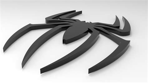 Amazing Spiderman Logo 3d Model Realtime Cgtrader