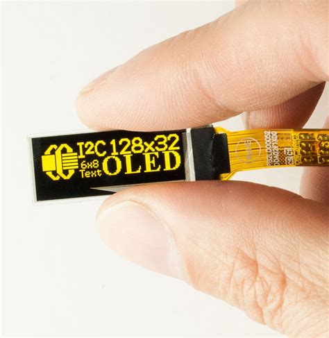 Small 128x32 Graphic Oled Display From Crystalfontz