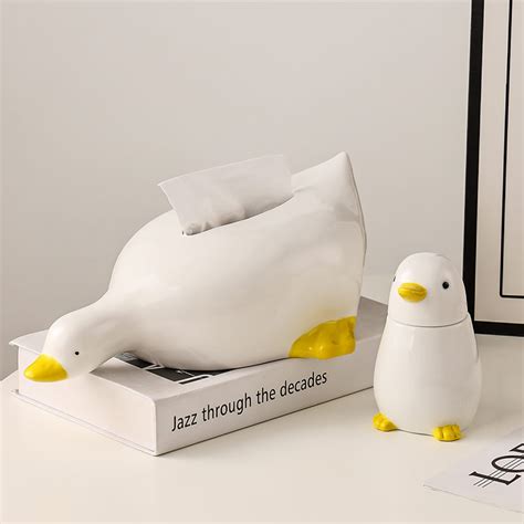 Duck Tissue Boxhome Desktop Decorative Feelt