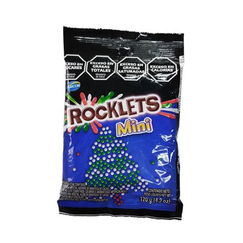 Rocklets Mini Chocolate Con Leche Confitado 120 G