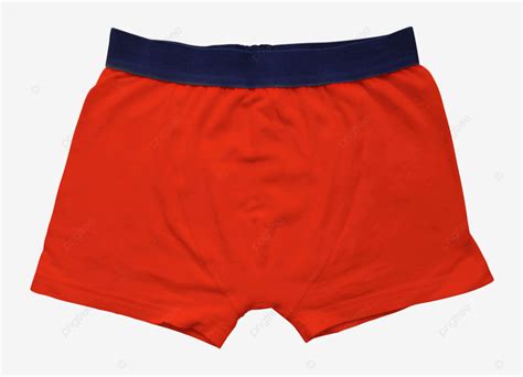 Male Underwear Isolated Red Object Mens Clean Textile Png