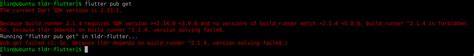 Fail When Running `flutter Pub Get` · Issue 23 · Techno Disastertldr