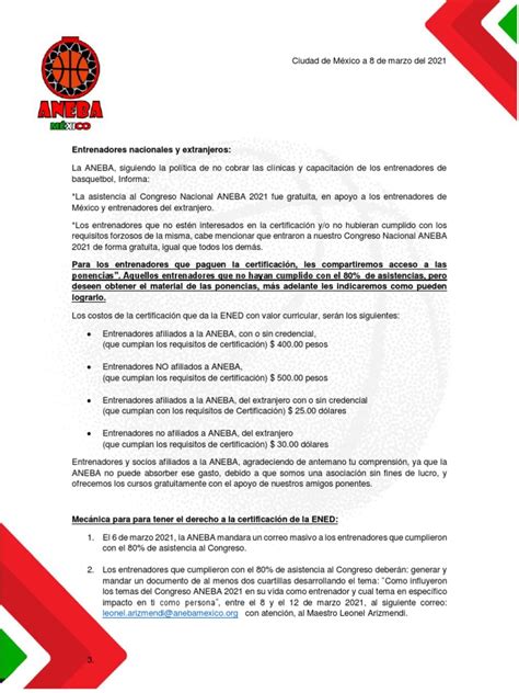 Constancia Y Certificacion Congreso Aneba 2021 Pdf