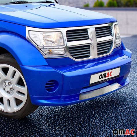 Dodge Nitro Bumper Sill Cover Front Omac Usa Ssteel Brushed