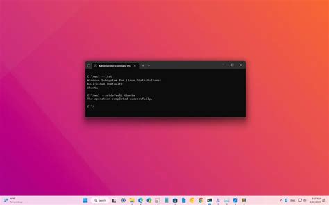 如何在 Windows 11 上设置默认 Linux 发行版 Wsl 数字指南