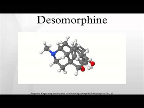 Desomorphine Structure