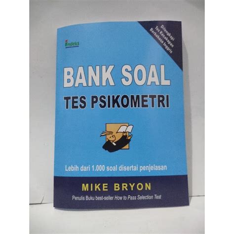Jual Bank Soal Tes Psikometri By Mike Bryon Shopee Indonesia