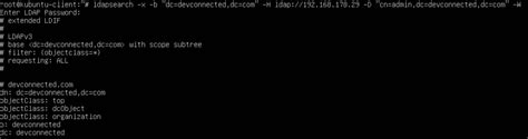 how to search ldap using ldapsearch with examples devconnected