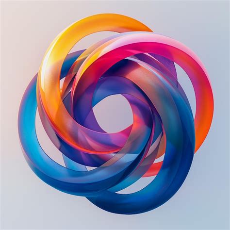 Abstract Infinite Loop Symbol Template Icon Eps10 Premium Ai Generated Image