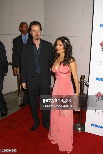 Salma Hayek And Edward Norton File Photos By Ron Galella Photos And