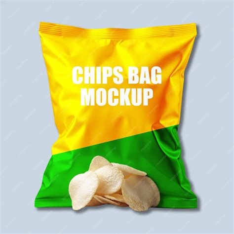 Premium Psd Chips Bag Mockup Psd Editable File