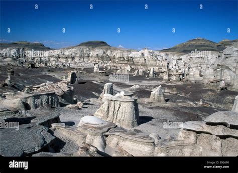 Bisti Badlands Wilderness Desert Erosion New Mexico Scenery Landscape