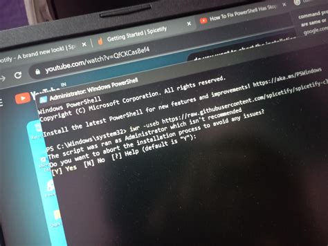 Power Shell Not Working Rcomputers