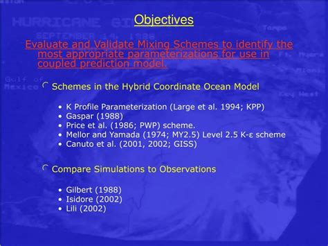 Ppt Evaluation Of Upper Ocean Mixing Parameterizations Powerpoint