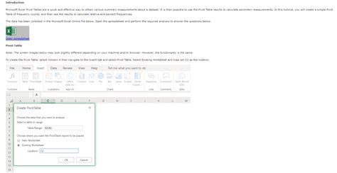 Table Of Frequency Counts And Then Use The Results