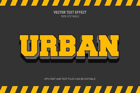 Premium Vector Editable Text Effect Trending Style Modern