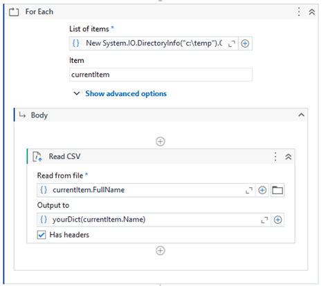 Is It Possible To Create A Separate Datatable For Each Csv File In
