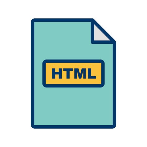 Html Vector Icon 361769 Vector Art At Vecteezy