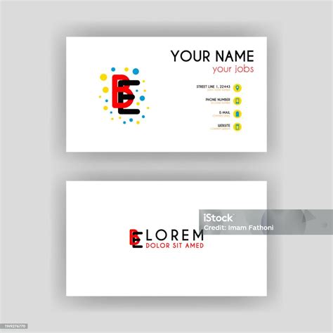 이니셜을 사용한 심플한 명함 라운드 엣지 Eb 로고는 마케팅 광고 프로 모션 회사 로고 신분증 및 명함 배너 플래너 포스트 오피스 에이전시에 사용할 수 있습니다 0명에 대한