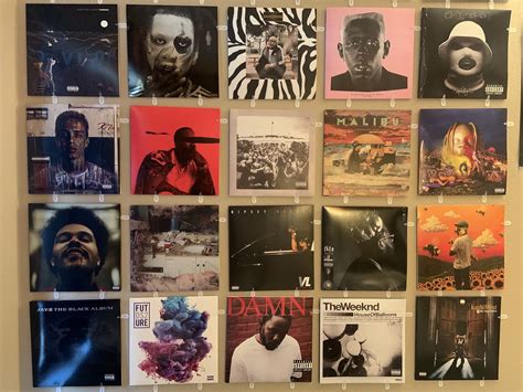 Vinyl Record Wall Display