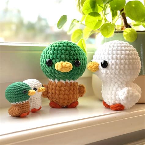 Free Duck Crochet Pattern Diy Fluffies Amigurumi Crochet And Toy Sewing Patterns
