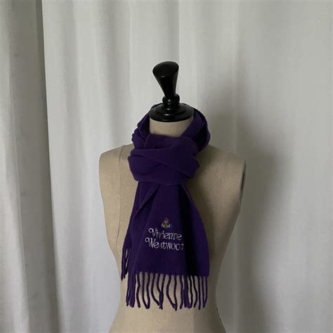 Vivienne Westwood 머플러 스카프 비비안웨스트우드 Orb로고 울 머플러 목도리 원래 명품은 필웨이 Feelway