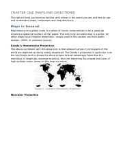 Latitude Longitude Lab Completed Docx CHAPTER ONE MAPS AND DIRECTIONS This Lab Will Help You