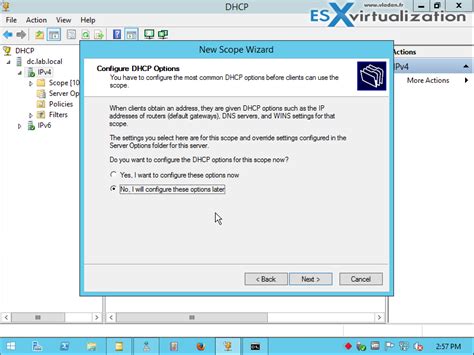 Prepare The Dhcp Server For Vsphere Auto Deploy Provisioning Vmware Vsphere 6 5 Esx