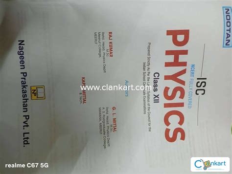 Buy Isc Nootan Physics For Class 12 Book In Excellent Condition At