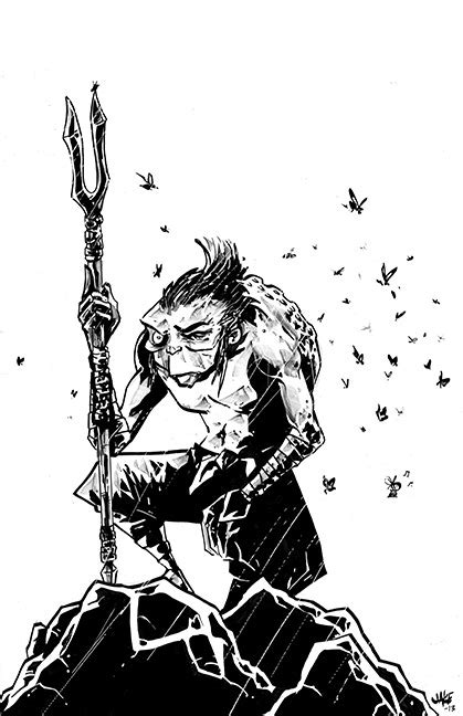 Jake Standley Art — Inktober Monsters With Mushizo Form Ninja Scroll