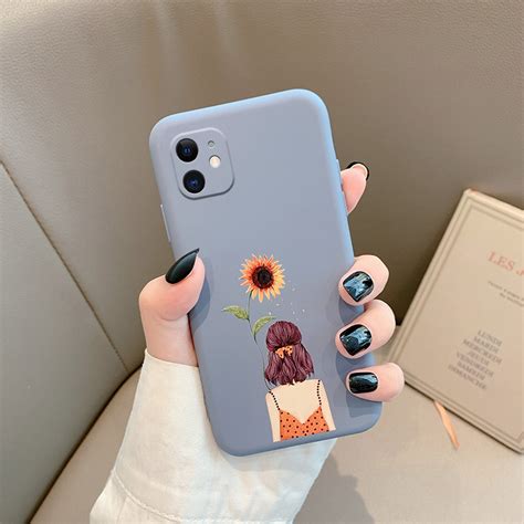 iphone11手机壳液态硅胶xsmax小清新女孩xr xs镜头全包8plus新款软壳7p网红11pro适用11promax苹果x保护套6s 虎窝淘