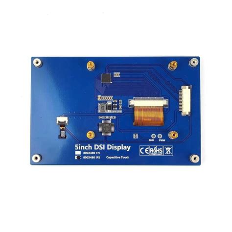 5 Inch 800x480 Dsi Capacitive Touchscreen Ips Lcd
