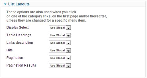Help25menus Menu Item Weblink Categories Joomla Documentation