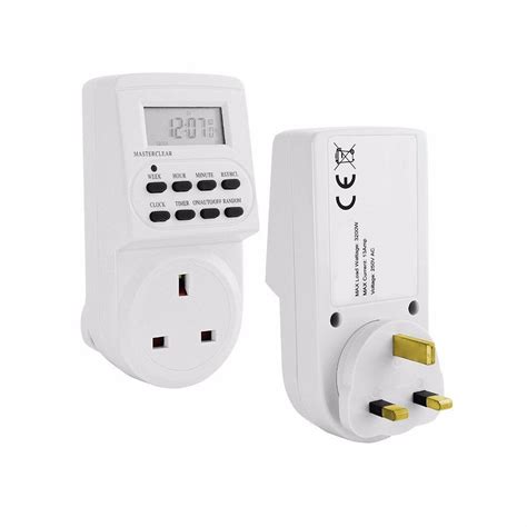 Eurosonic Electronic Digital Mains Timer Socket Plug With 24 Hour 7 Da [c3 M8w] Manchester