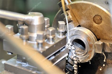 Turning Lathe In Action Stock Photo By Jordache 5332701