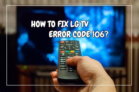Lg Tv Error Codes List How To Fix It
