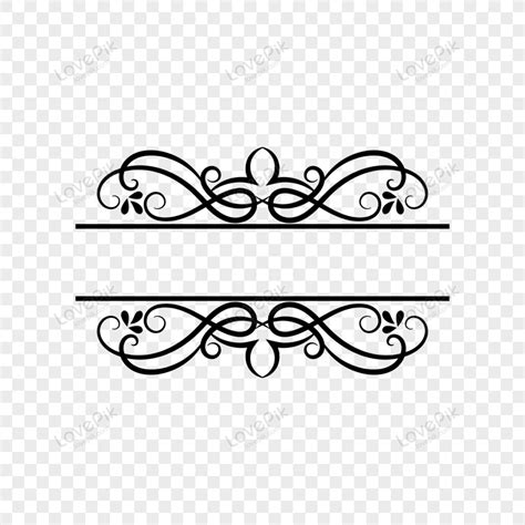Swirl Border Frame Background Vector Wedding Invitations Vector