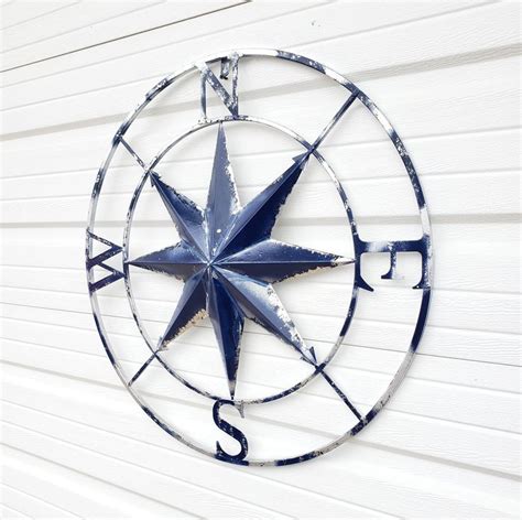 Large Compass Wall Decor Large Metal Compass Wall Art Etsy Outdoor Wall Decor Mermaid Wall