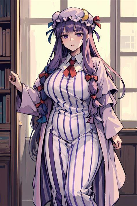 Patchouli Knowledge Touhou Generated By Aliceaiart Using Alicemix Aibooru