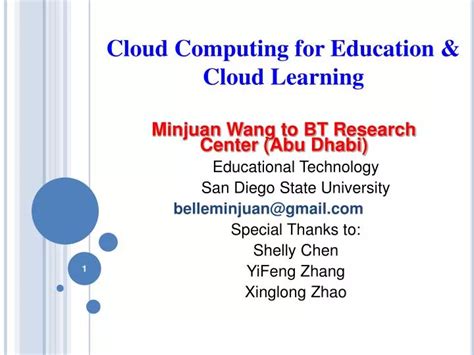 PPT Cloud Computing For Education Cloud Learning PowerPoint Presentation ID