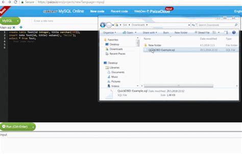 Designing And Creating A Mysql Database Online Using Quickdbd