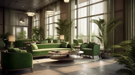 호텔 라운지 공간과 현대적인 로비 디자인의 3d 렌더링 호텔 로비 사무실 로비 호텔 인테리어 배경 일러스트 및 사진 무료 다운로드 Pngtree