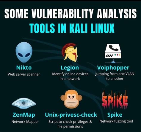 Anis Abbas On Linkedin Vulnerabilityscanning Vulnerabilities Kalilinux Linux Tools